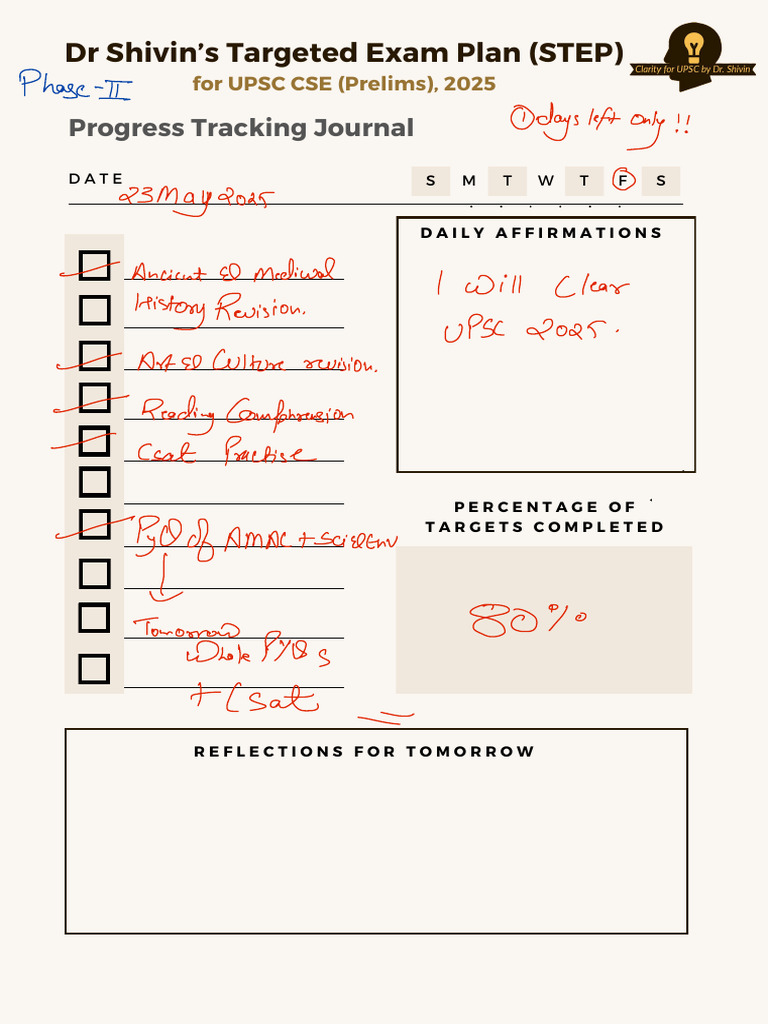 Progress Tracking Journal | PDF