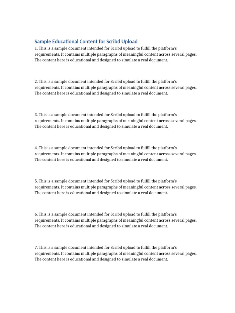 sample_scribd_upload_document | PDF | Scribd | Text