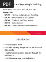 Isa 710 | PDF | Auditor's Report | Audit