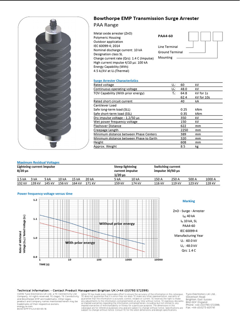 Bow Epp Paa4 60 05 16 | PDF | Insulator (Electricity) | Electrical Components