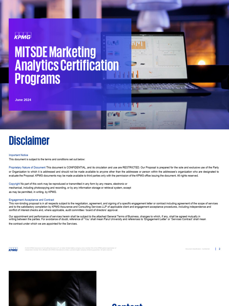 KPMG Marketing Analytics Certification | PDF | Analytics | Data Analysis