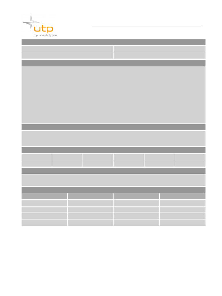 Datasheet WEARcore XD 60-O Cored Wire SK 255-O | PDF | Welding | Construction