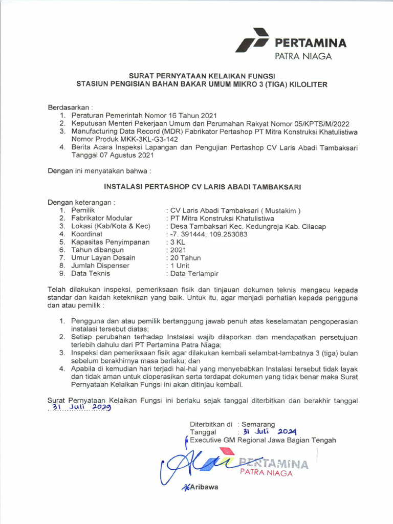 SLF Pertamina | PDF
