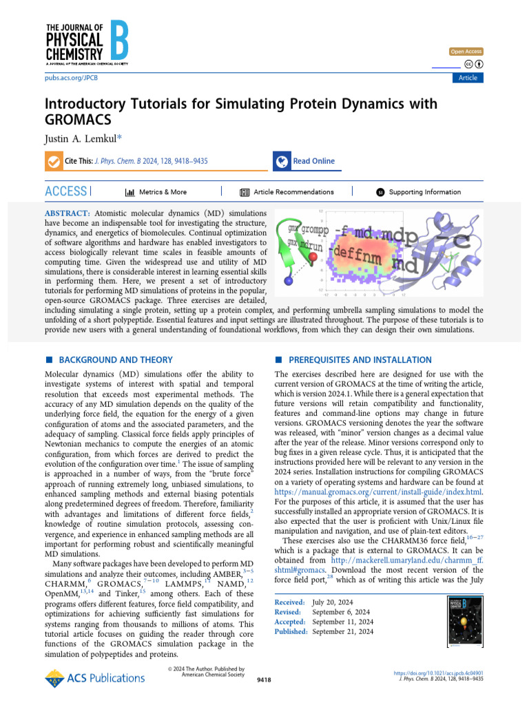 J. Phys. Chem. B 2024, 128, 39, 9418 | PDF | Ion | Molecular Dynamics