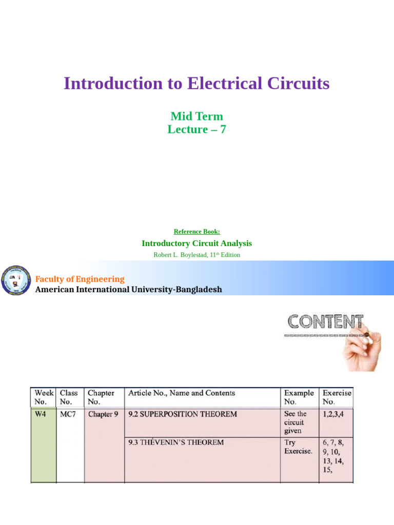 IEC - Mid Lecture-7 | PDF | Analog Circuits | Electronic Circuits