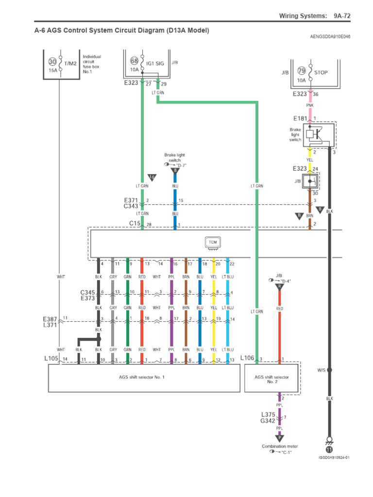 A-6 AGS Control System Wiring Diagram | PDF