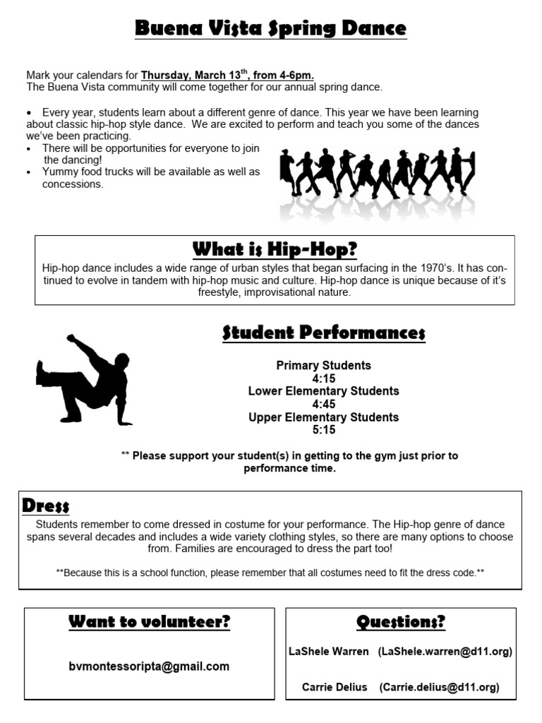 Spring Dance Flyer 2025 2 | PDF