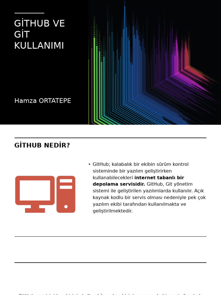 GitHub Ve Git Nedir? | PDF