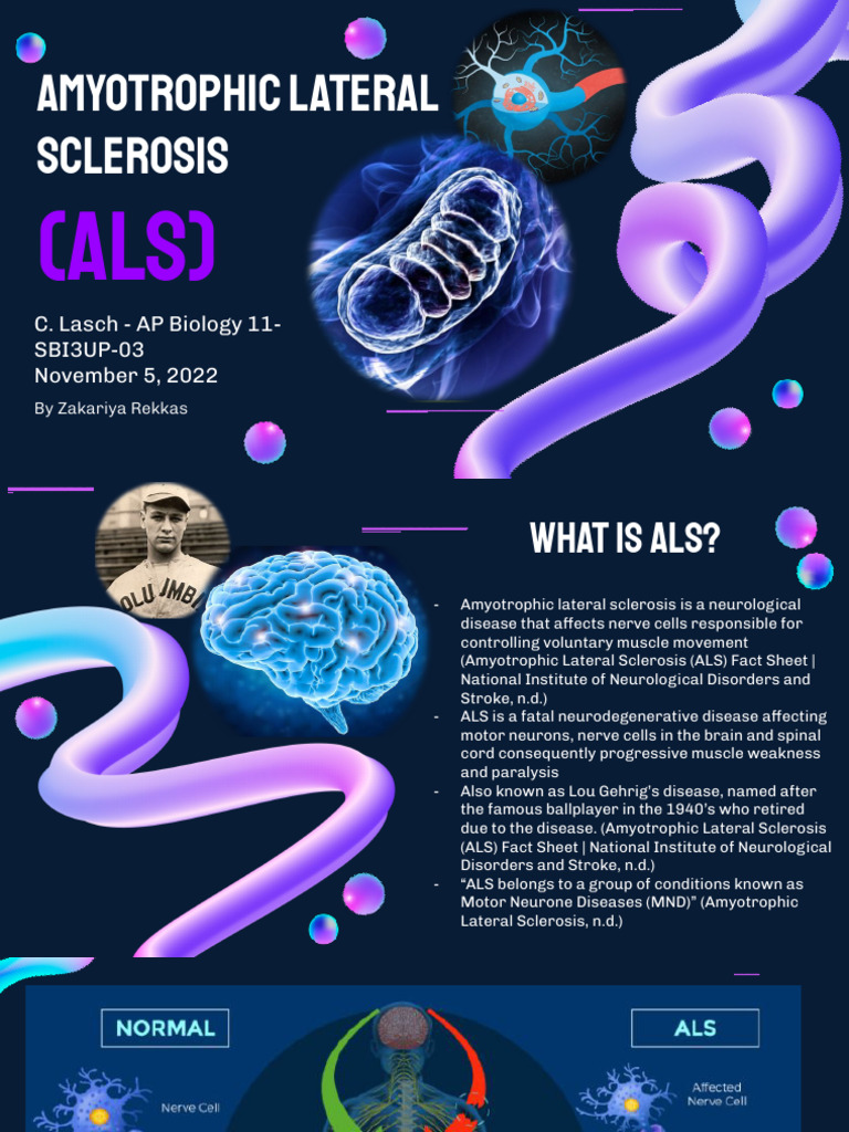 Amyotrophic Lateral Sclerosis (ALS) | PDF | Neurological Disorders ...