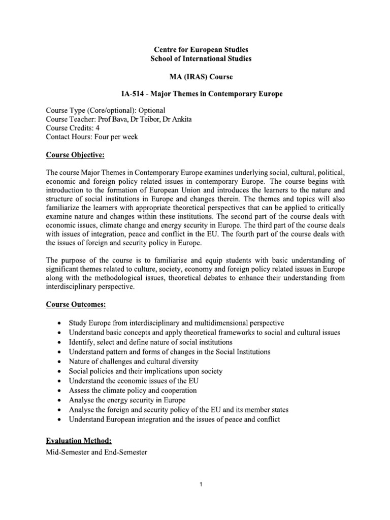 Major Themes | PDF
