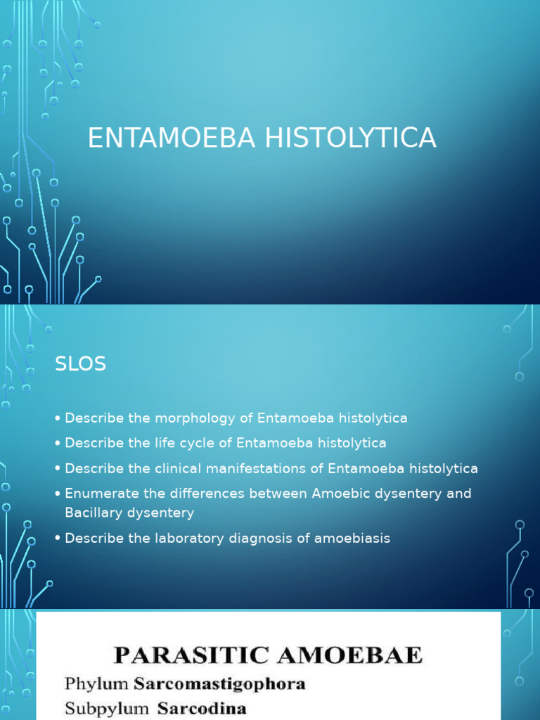 Entamoeba Histolytica Entamoeba Histolytica | PDF