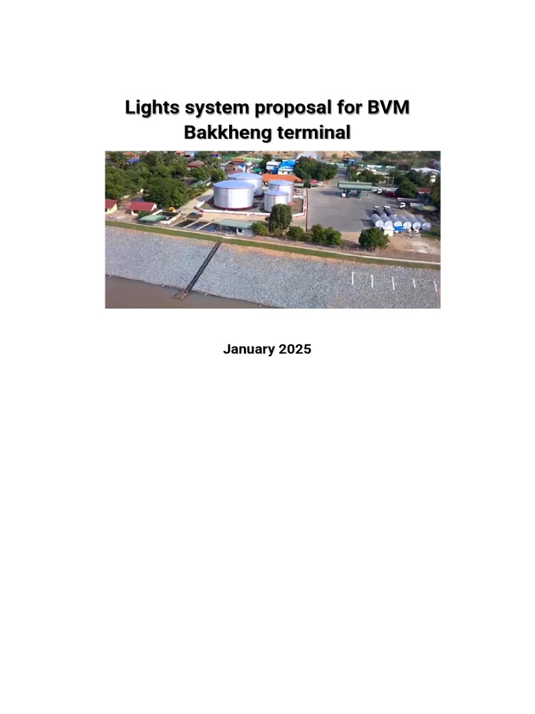 Light System Proposal for BVM 2025 | PDF | Lighting | Light
