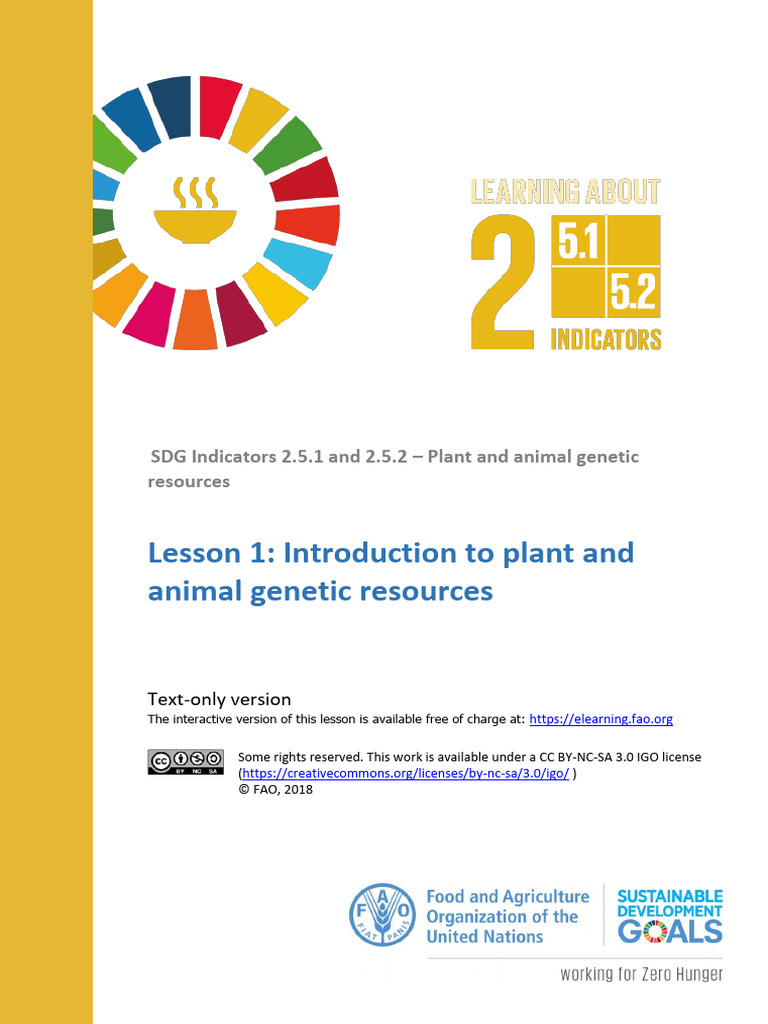 Lesson 1 | PDF | Agriculture | Banana