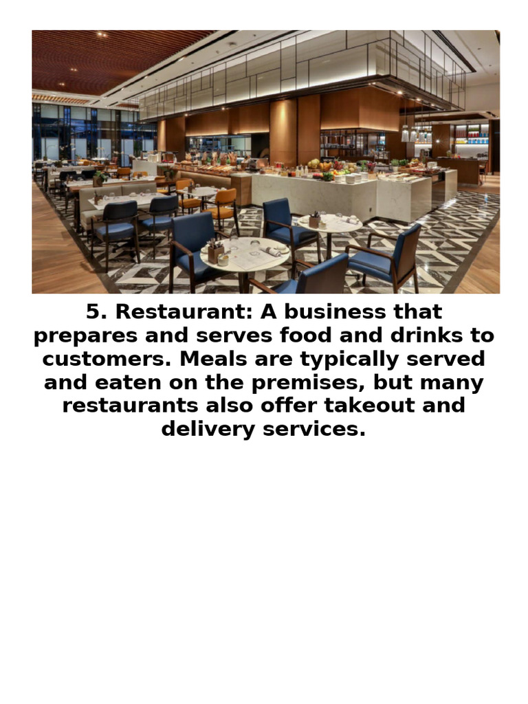 Restaurant | PDF