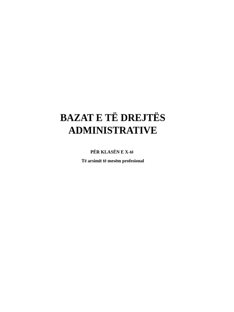 Kuptimi I Administratës | PDF