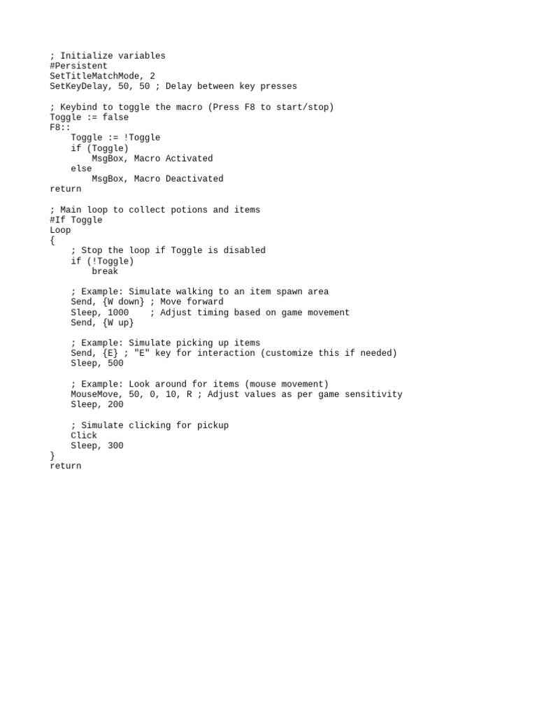 Initialize Variables | PDF