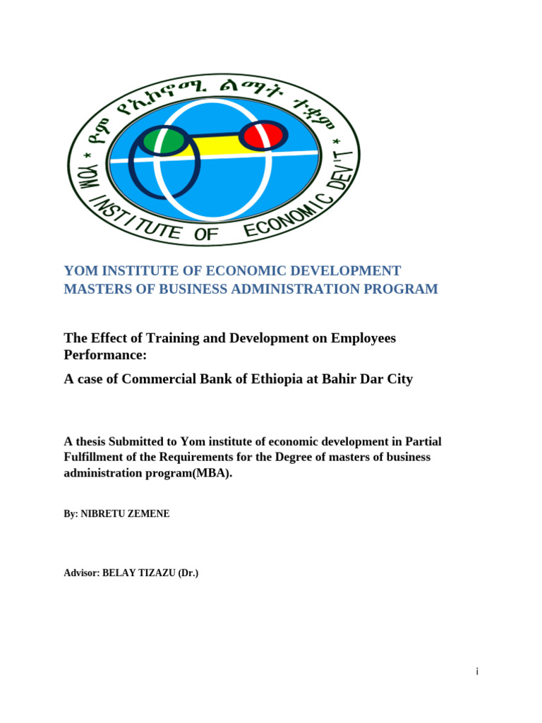 Yom Institute of Economic Development | PDF | Human Capital | Learning