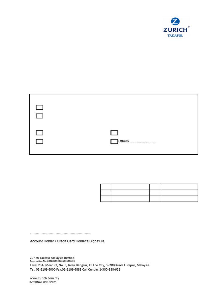 ZTMB Auto Debit Reactivation Form Ho | PDF