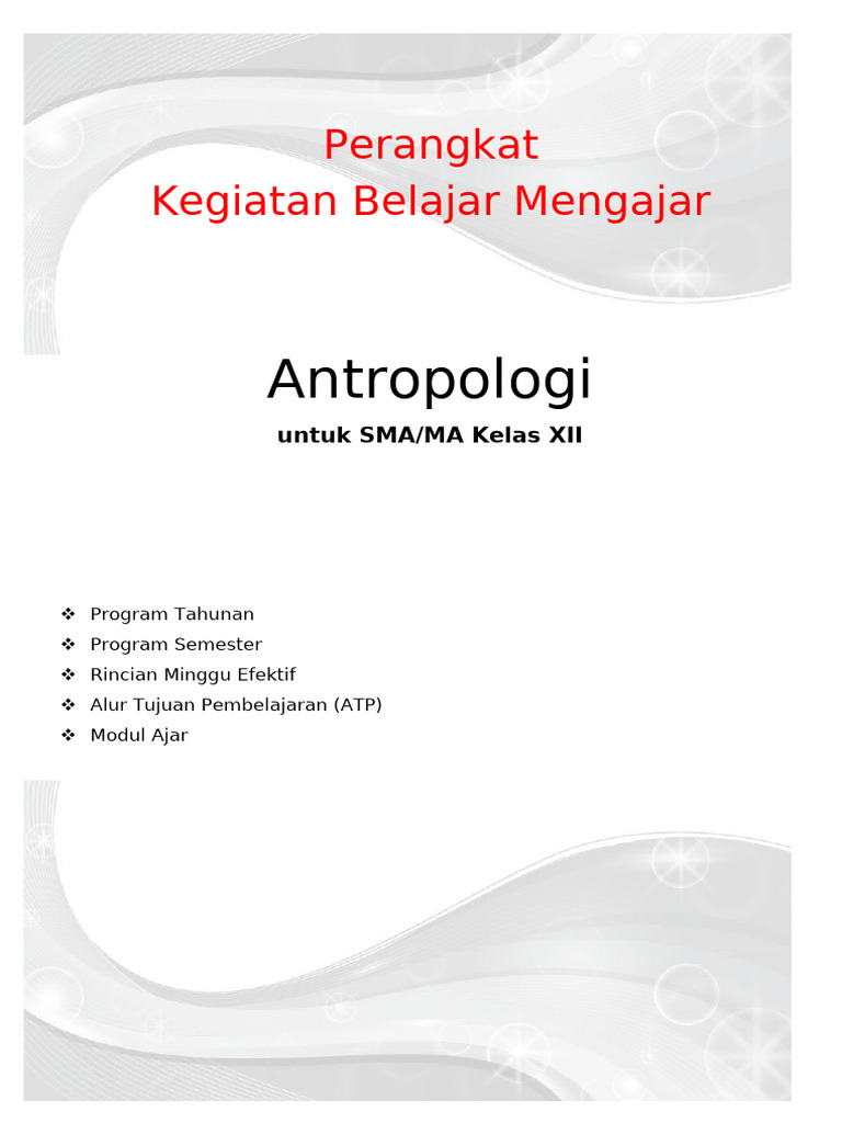 PKBM_Antropologi 12 SMA Merdeka SMT 1 24-25 OK | PDF