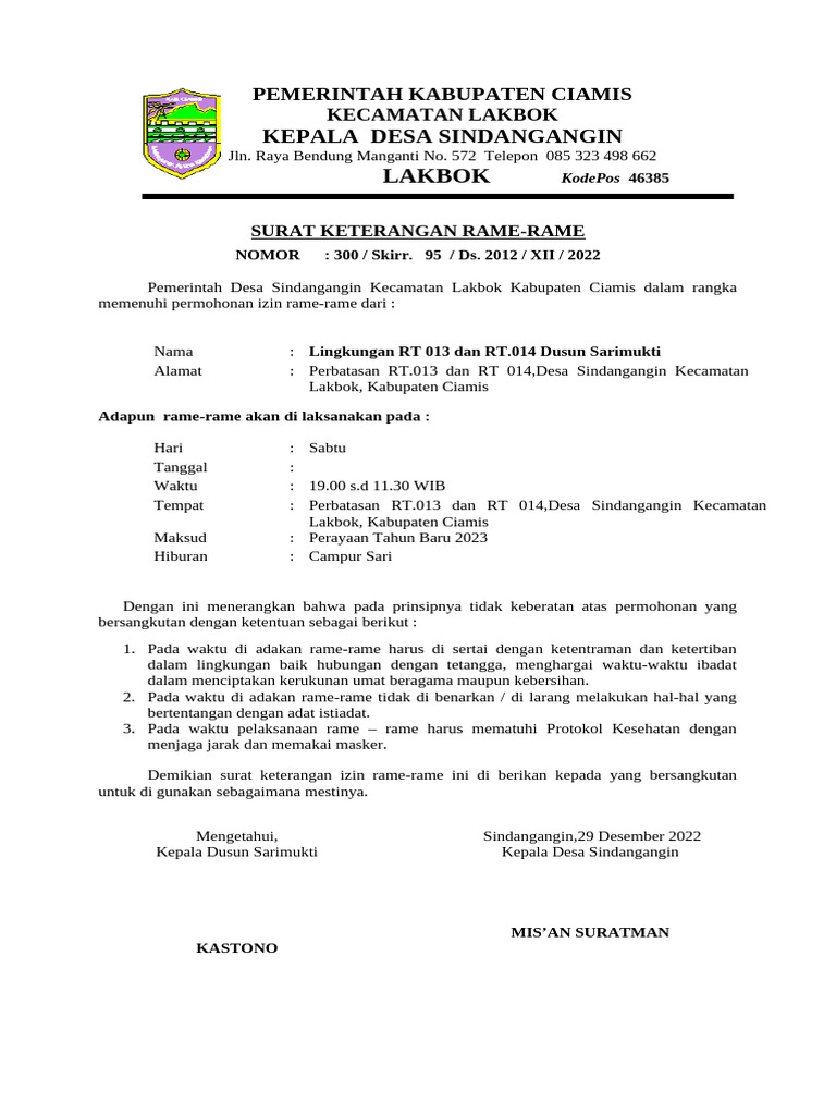 LINK RAME DESA Lingkungan | PDF