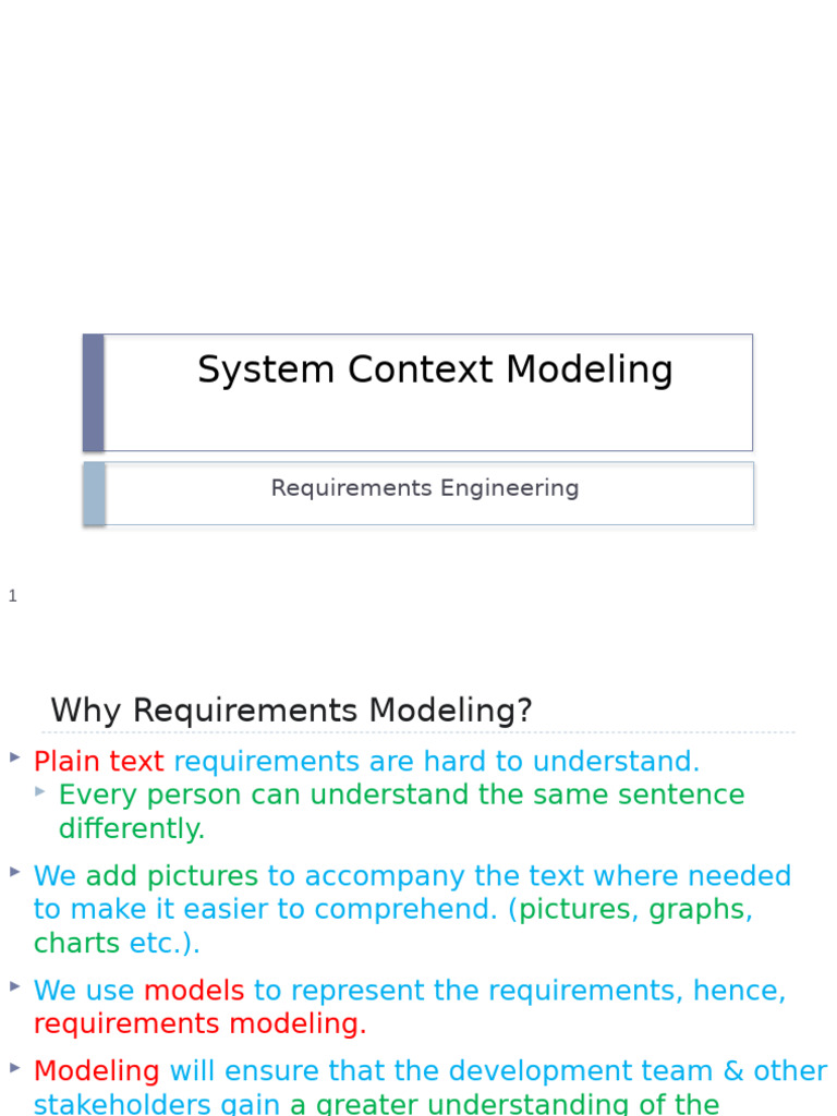 CH 06 - System Context Modeling | PDF | System | Unified Modeling Language