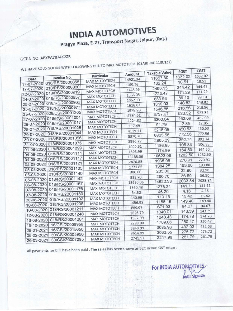 invoice and declaration 1-1 | PDF | Business Documents