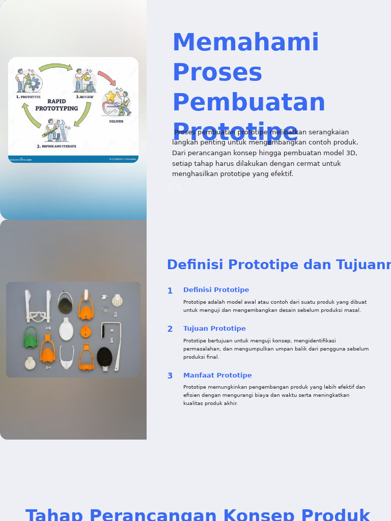 Proses Pembuatan Prototipe Produk | PDF
