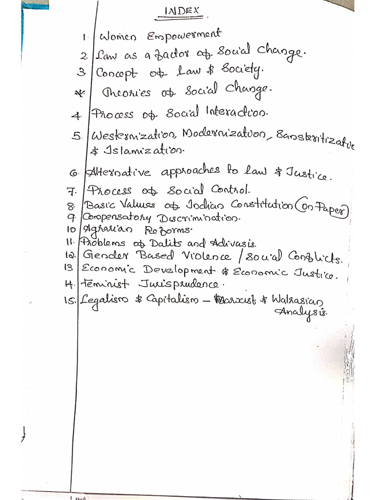 LAW AND SOCIAL TRANSFORMATION NOTES | PDF