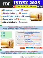 Recent Index Rankings 2025 | PDF | Economies