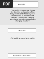 Shuttle Run Agility Test Procedure | PDF
