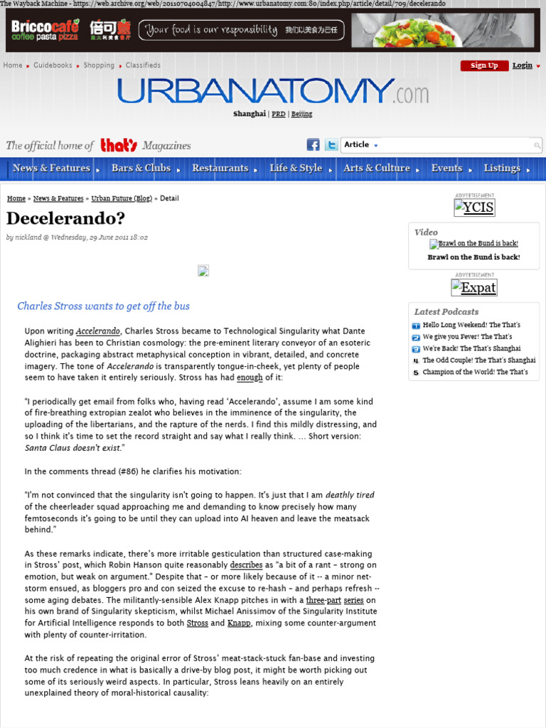 Decelerando - Article - That's Magazines - Shanghai, Beijing, Guangzhou ...