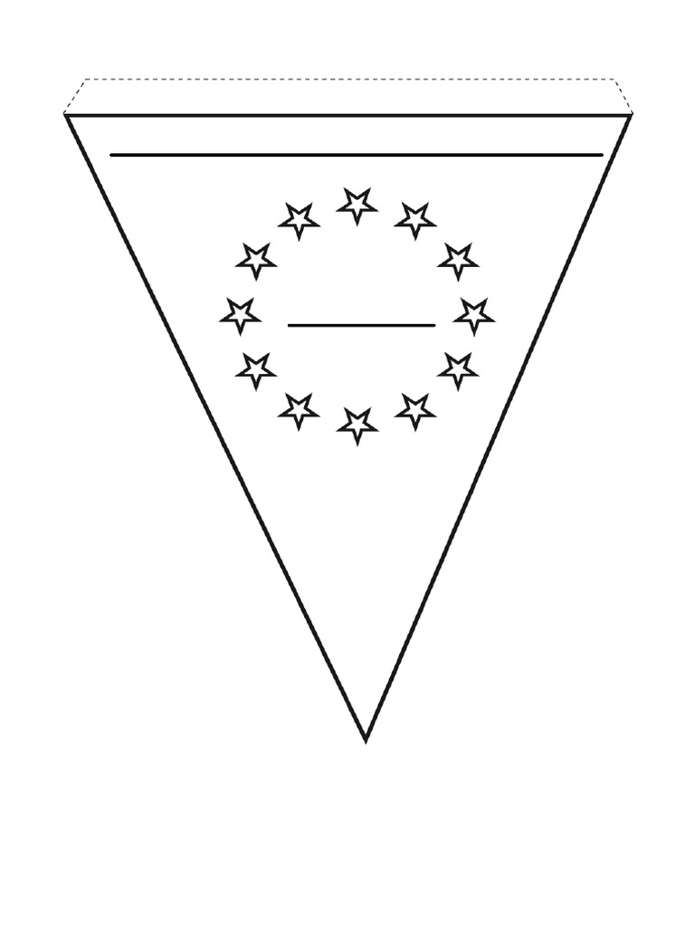 Banderín Dia Eu Lenguas | PDF