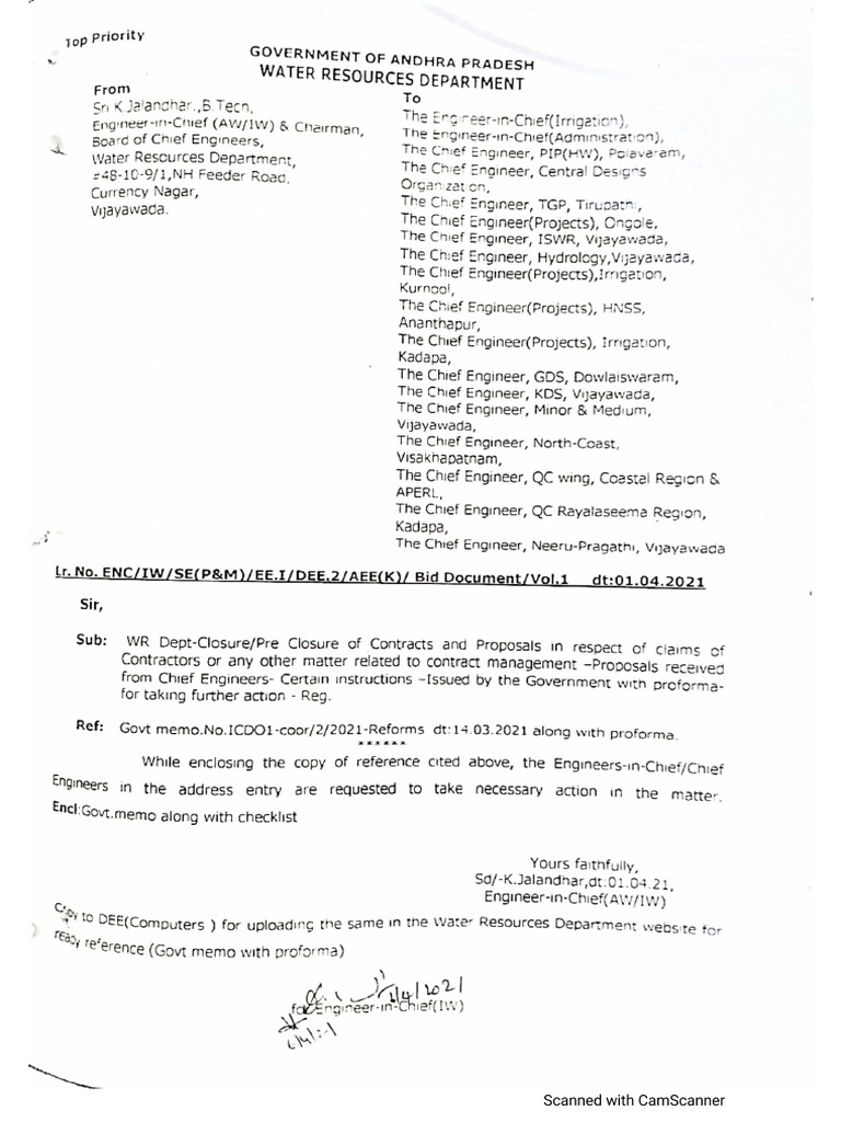 Pre Closure of Contracts Proforma | PDF