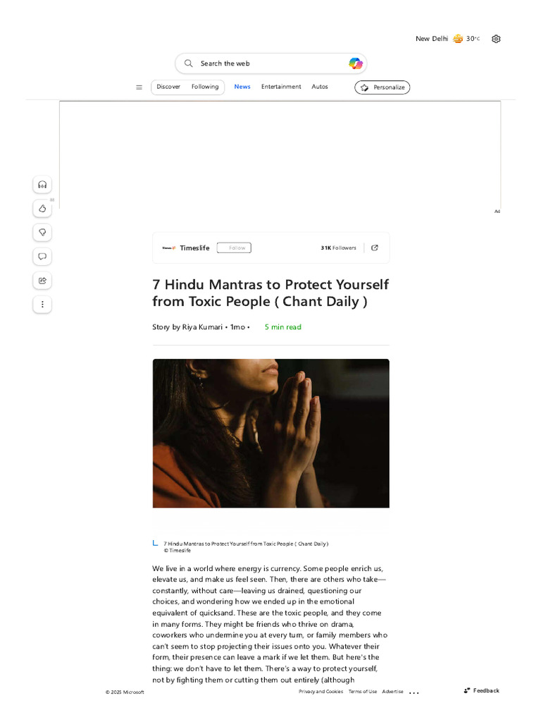 7 Hindu Mantras for Toxic People | PDF | Mantra | Wisdom
