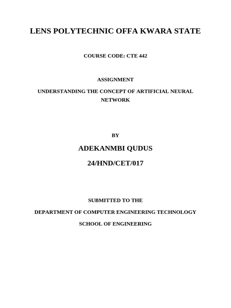 Artificial Neural Network Pdf Cognition Computational Neuroscience