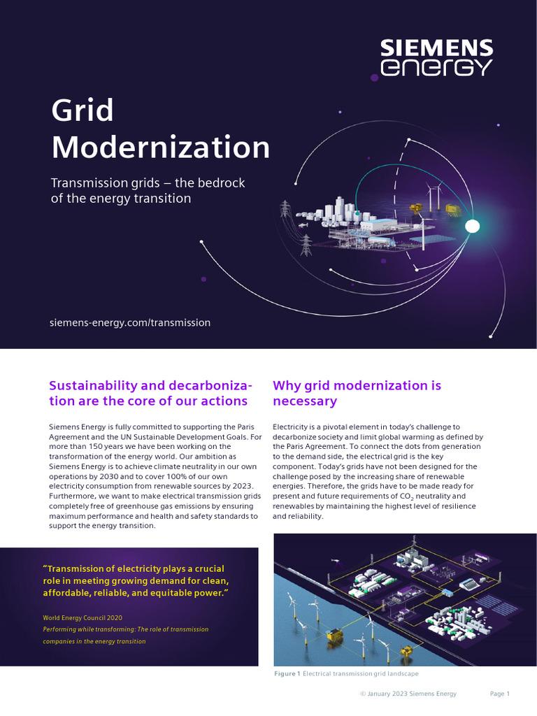 Whitepaper Grid Modernization Revised v2 | PDF | Electrical Grid | Renewable Energy
