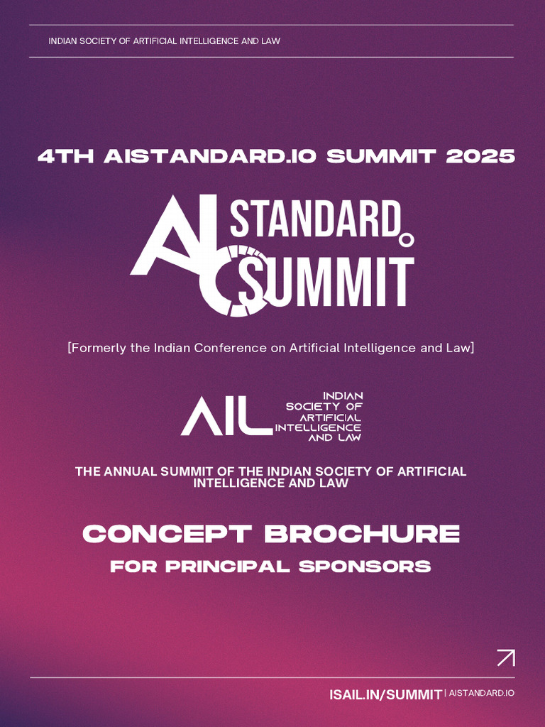(A4) AiStandard - Io Summit 2025 Concept Brochure | PDF | Artificial ...