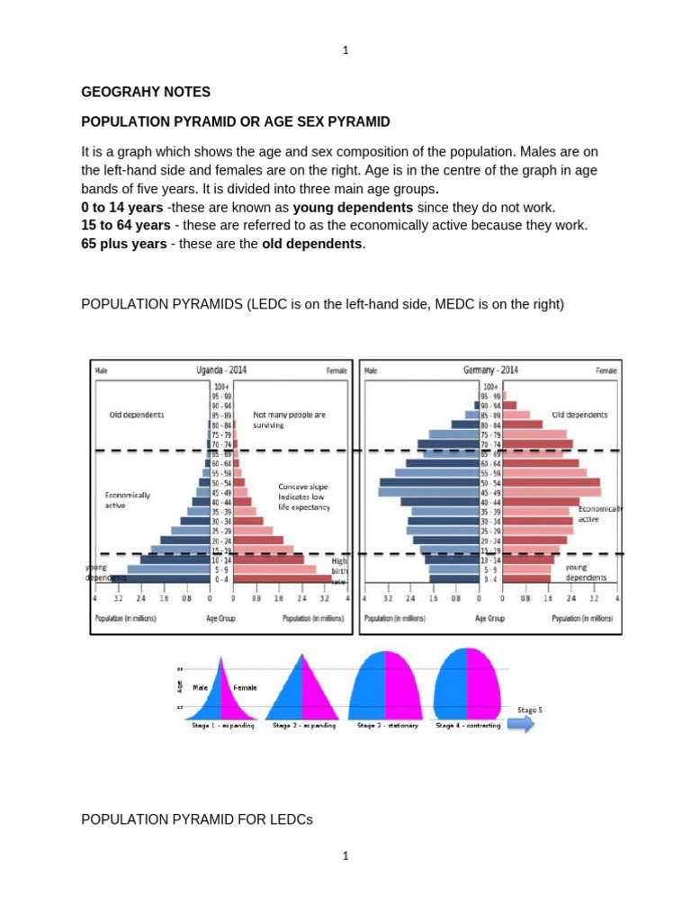 POPULATION - Pyramids Only | PDF | Birth Rate | Population