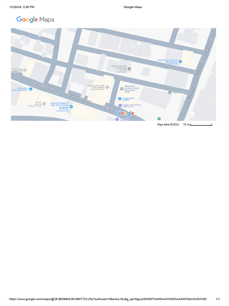 Google Maps | PDF