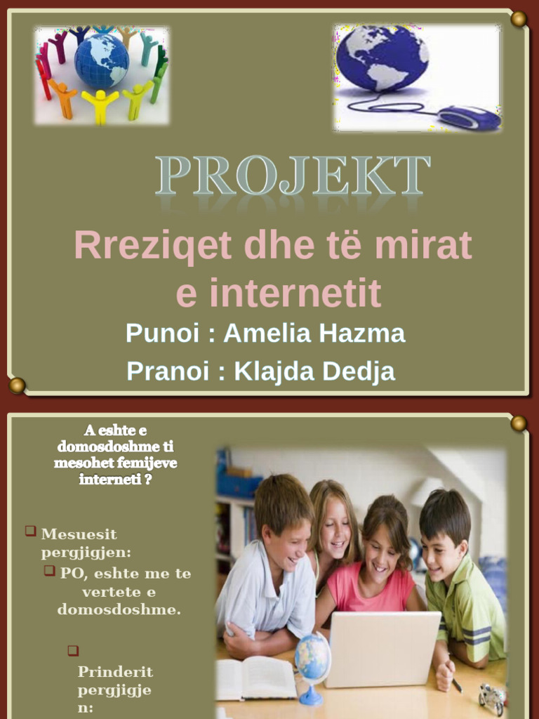 Femijet Dhe Interneti Compress | PDF