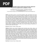 Keunikan Toponimi di Indonesia | PDF