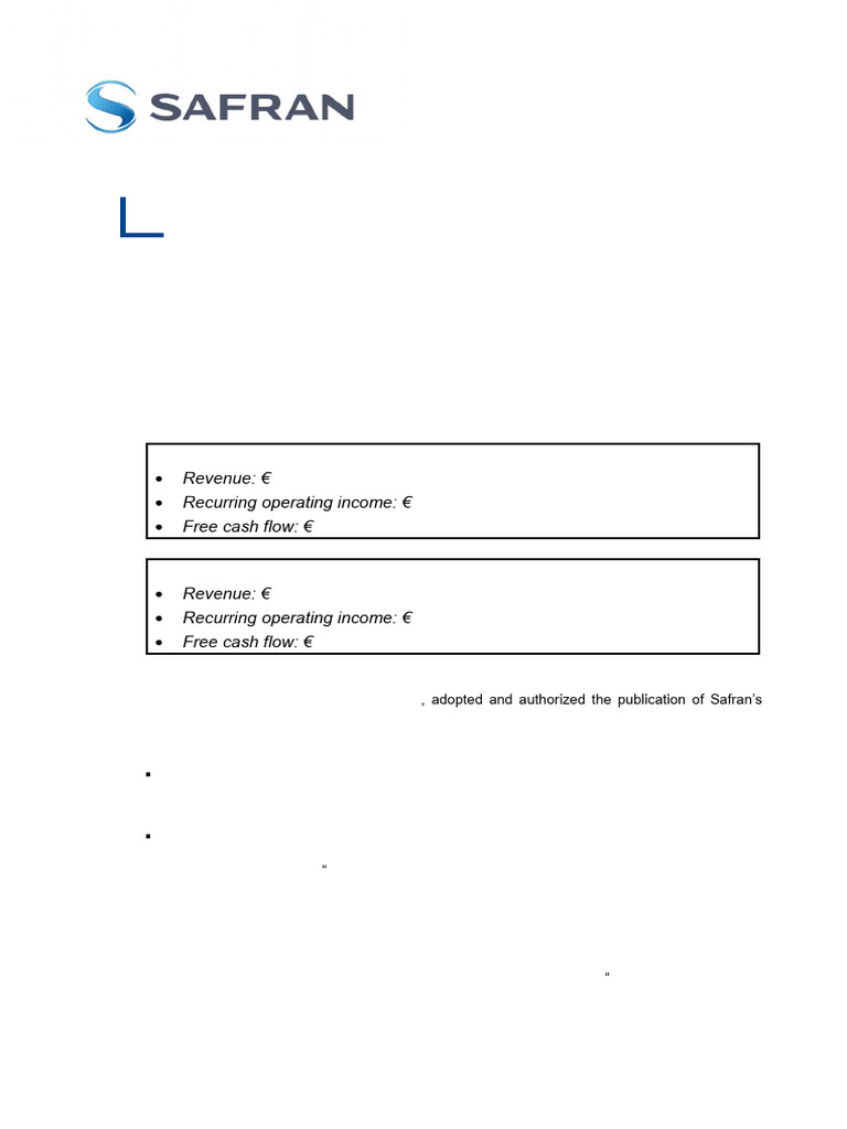 PR Safran H1 2024 Results Va Vdef | PDF | Expense | Mark To Market Accounting