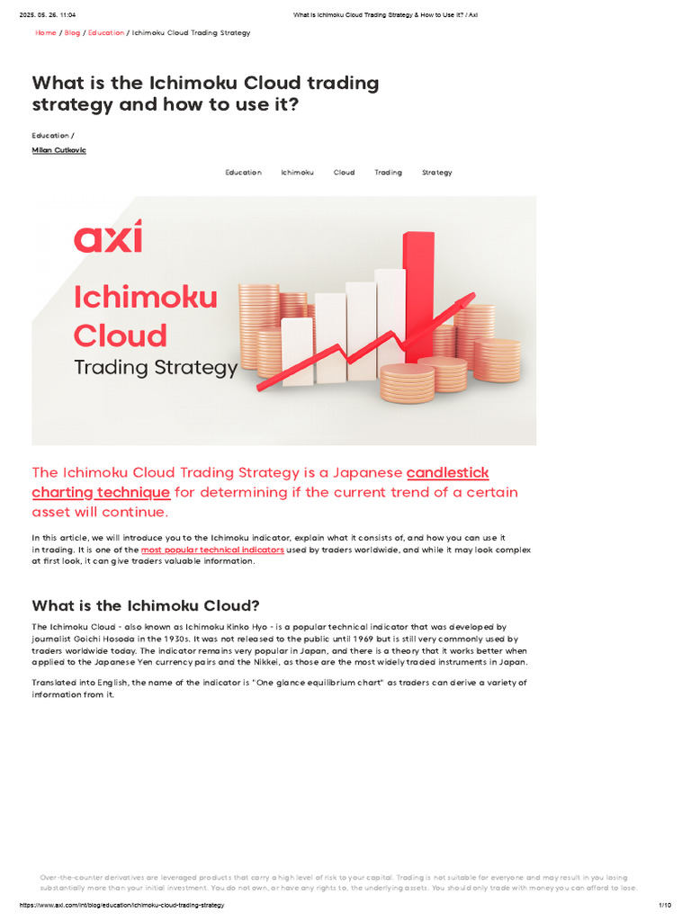 What Is Ichimoku Cloud Trading Strategy & How To Use It | PDF ...