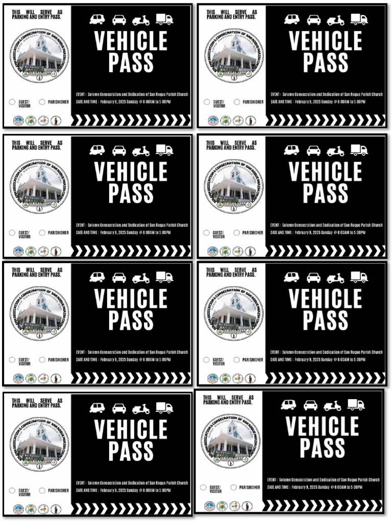 Vehicle Pass | PDF