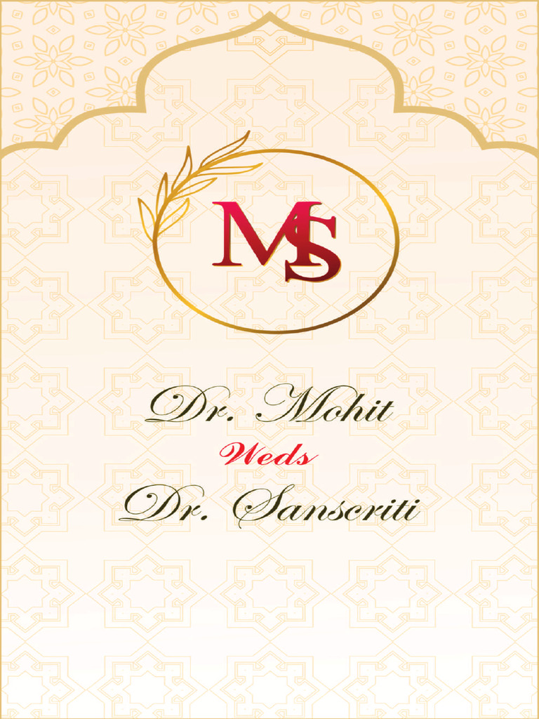 DR Mohit Weds DR Sanscriti | PDF
