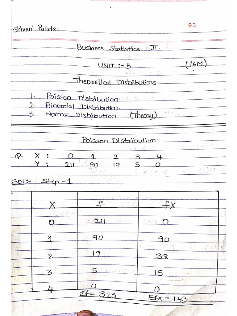 Business Statistics - 2 - Unit - 5 | PDF