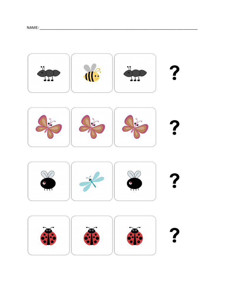 BUGS Worksheet | PDF