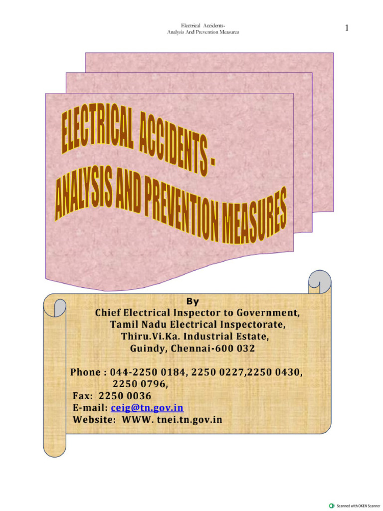 Electrical Accidents - Analysis Prevent | PDF