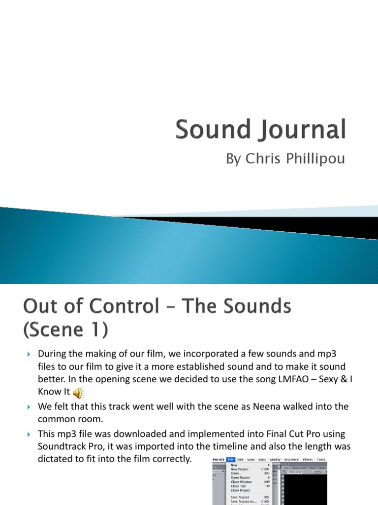 Sound Journal | PDF | Leisure | Entertainment (General)