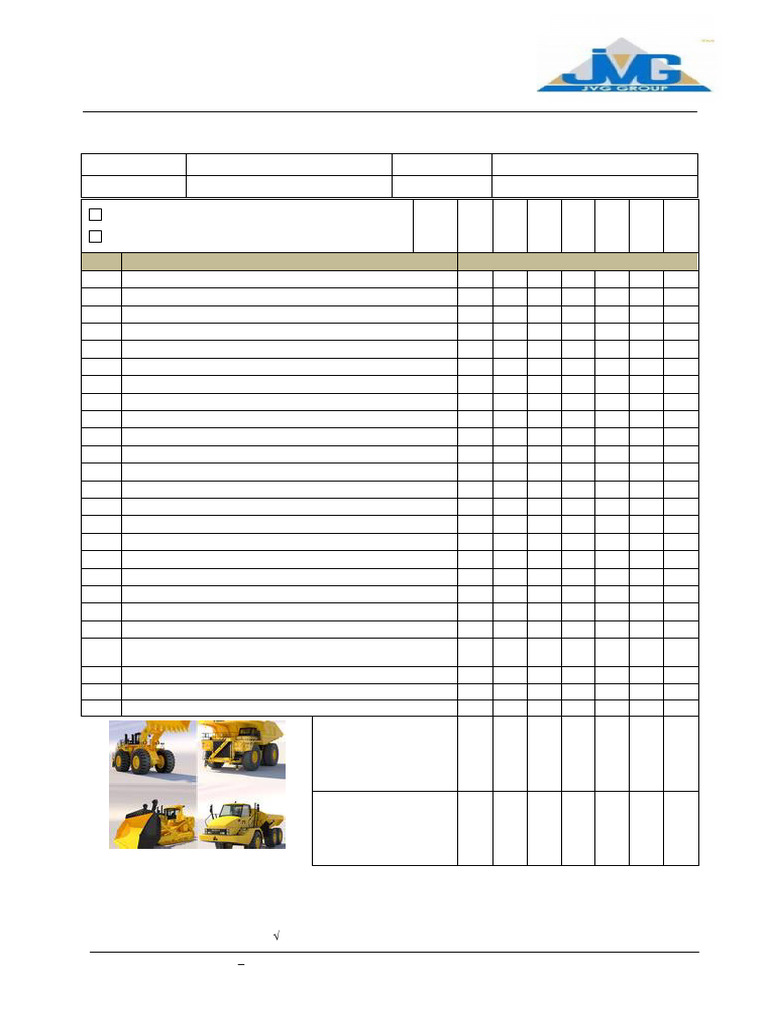 EMY-04-EHS-7429-REC 13 - Heavy Vehicle Inspection Checklist Form | PDF ...